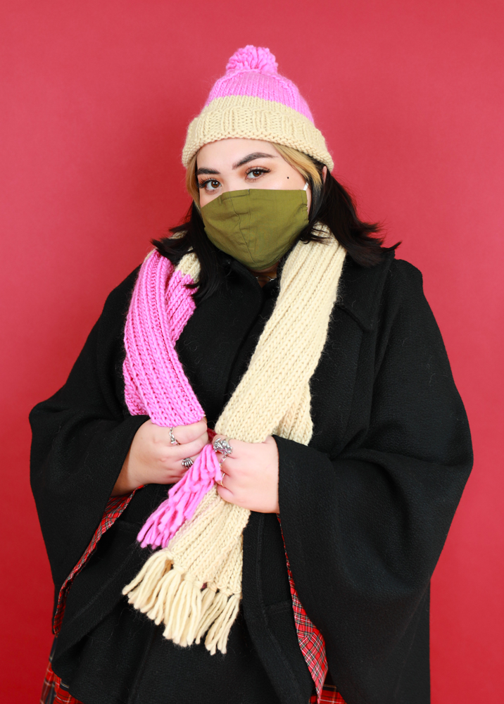 How to make our Two Tone Ribbed Scarf – Tuesday of California